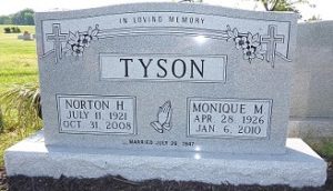 Custom Granite Double Headstones - Schott Monument Company