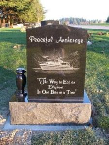 Single Granite Headstone Designs - Schott Monument Company