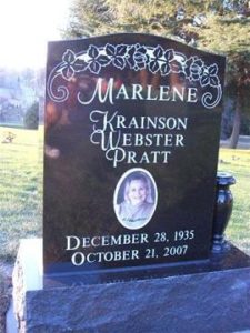 Single Granite Headstone Designs - Schott Monument Company