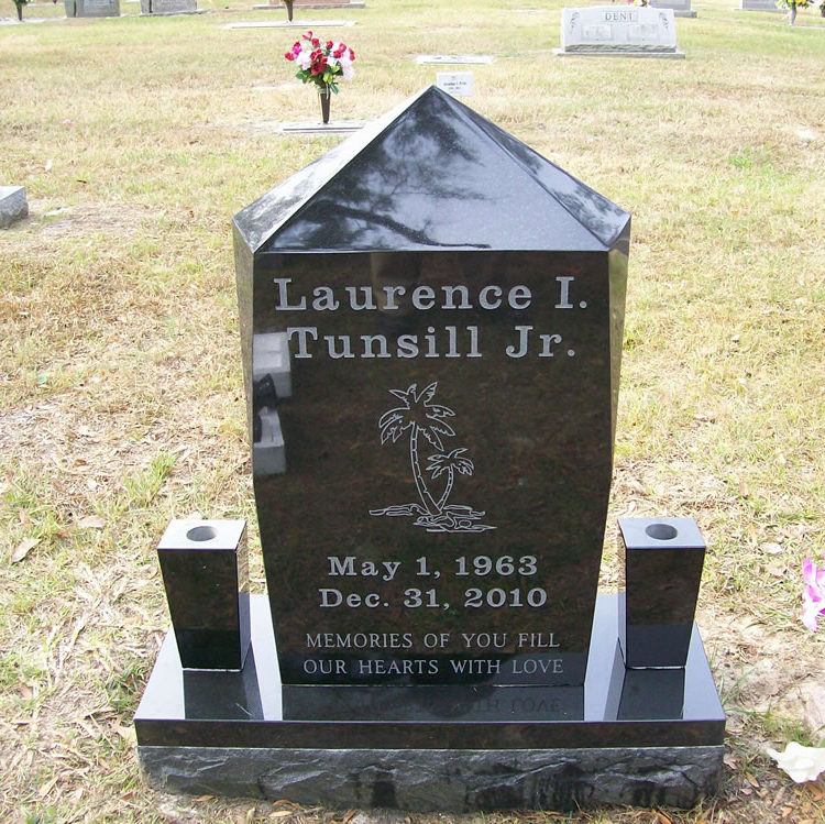 Single Granite Headstone Designs - Schott Monument Company